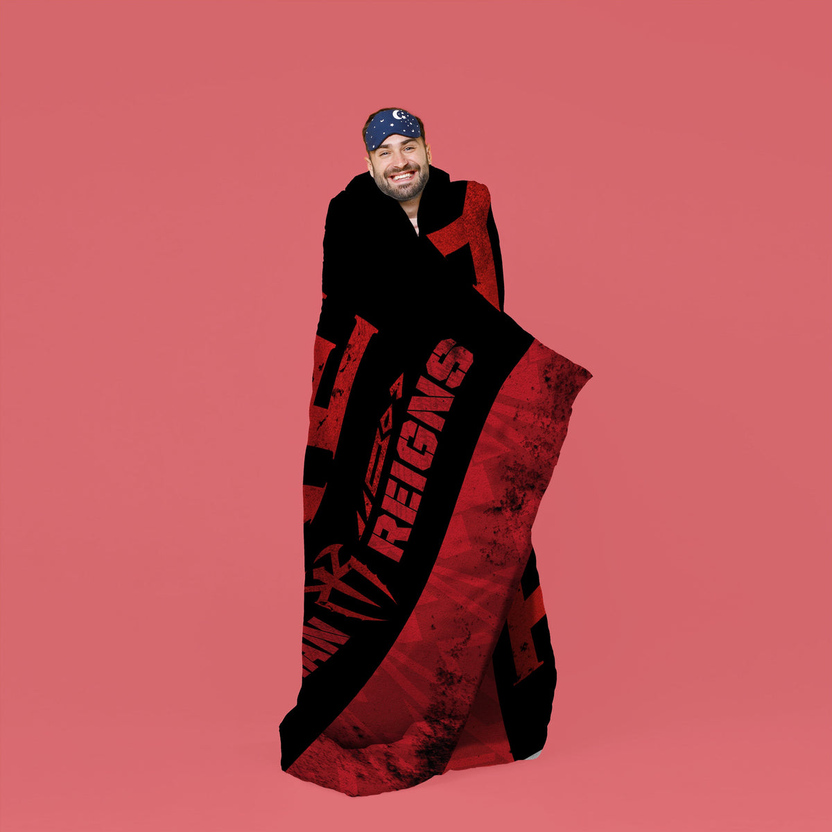 Sleep Squad WWE Roman Reigns 60” x 80” Raschel Plush Blanket - The Onl ...
